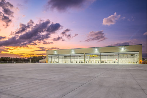 Triton Forward Operating Base Hangar