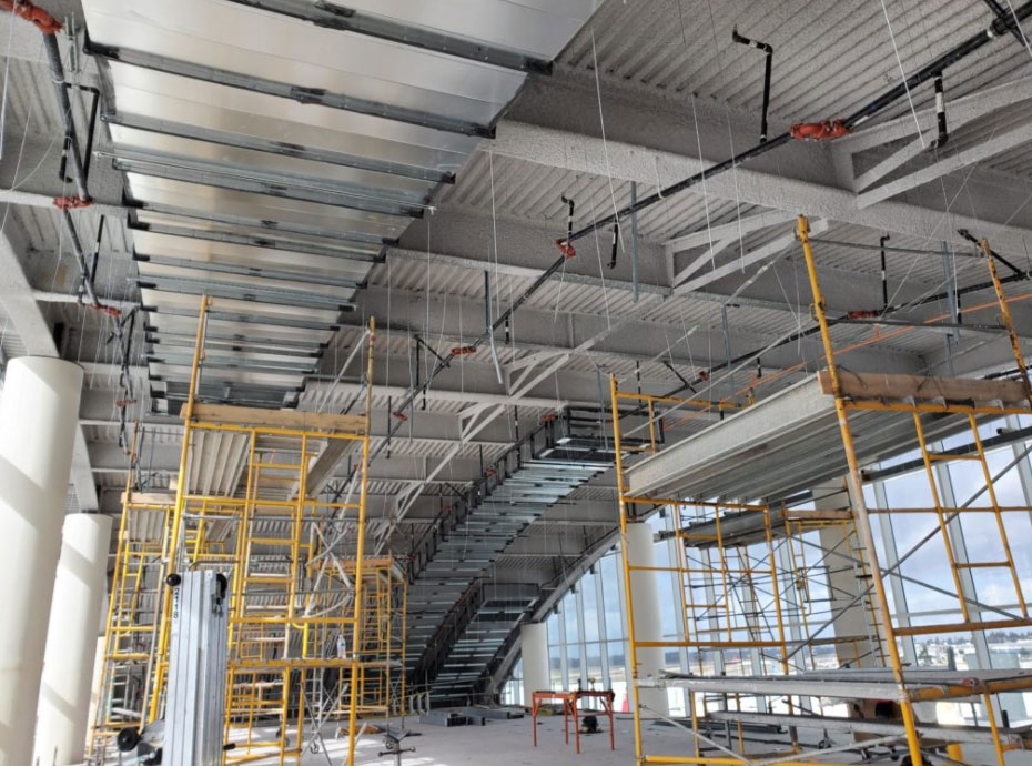 Innovative Solutions Deliver 85' Tall River Ceiling at Seattle-Tacoma ...